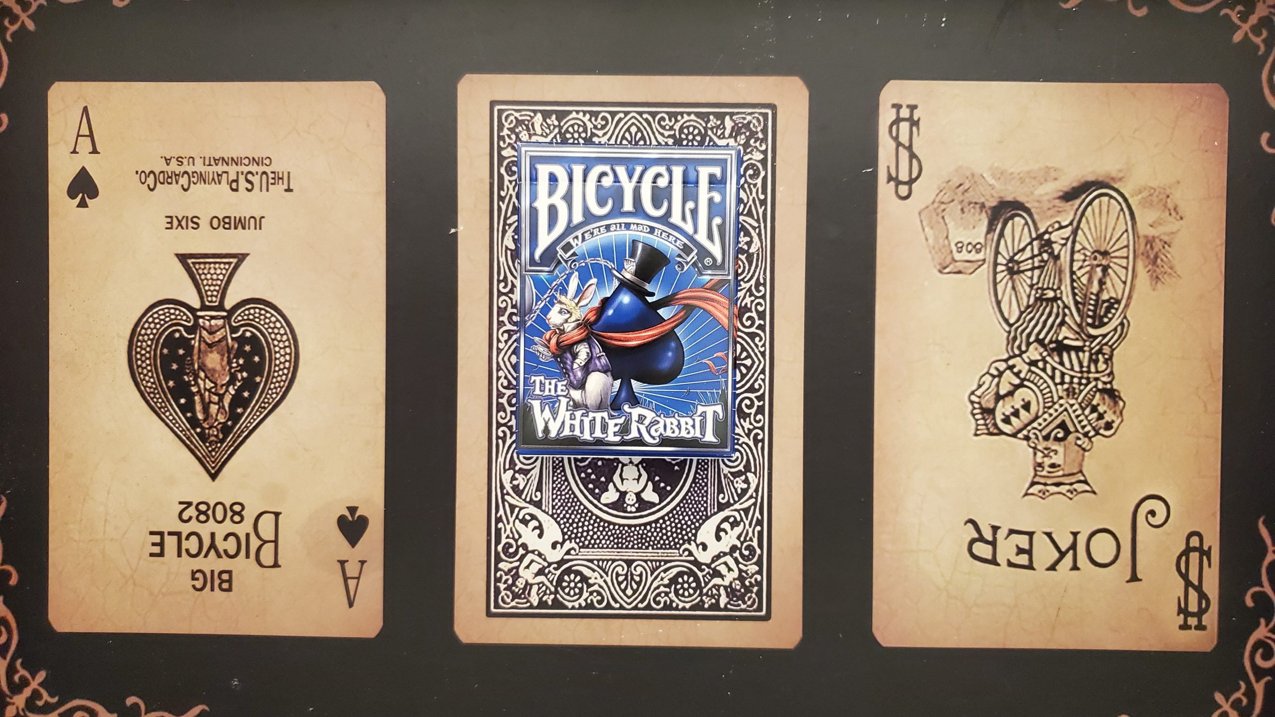 The White Rabbit Bicycle Playing Card Deck is SO FREAKING COOL! - The ...